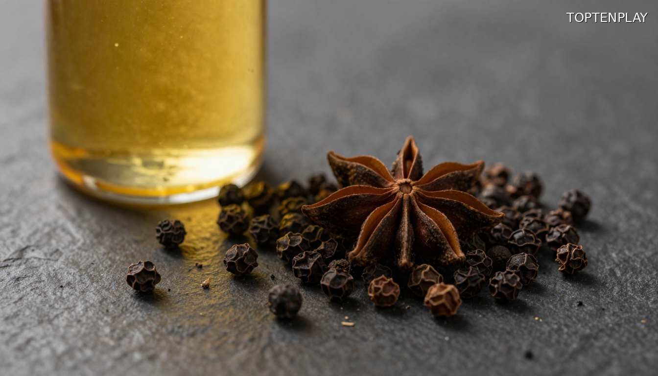 Huile infusée au poivre noir : comment la pipérine soulage les raideurs ...